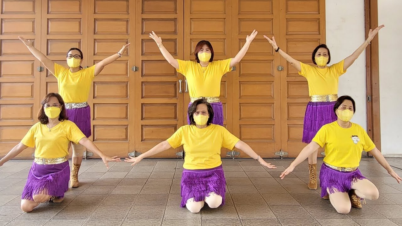 BUMBA BY - line dance demo by Cool Ladies - YouTube
