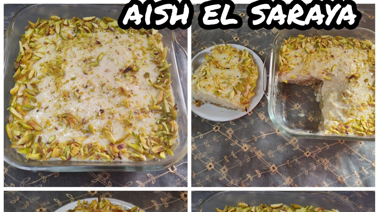 AISH EL SARAYA/ARABIC BREAD PUDDING(Eid Special Dessert)By[hyderabadi ...