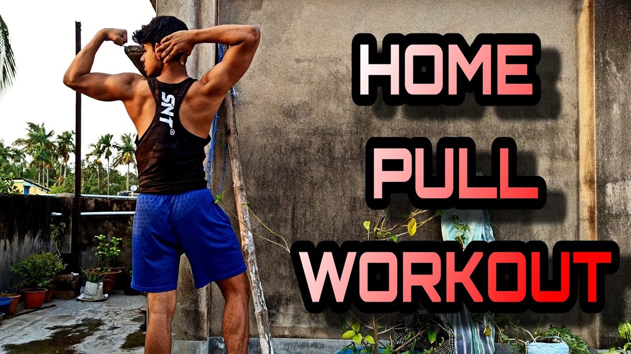 HOME PULL WORKOUT | A Good Workout For Back And Biceps🔥 - YouTube