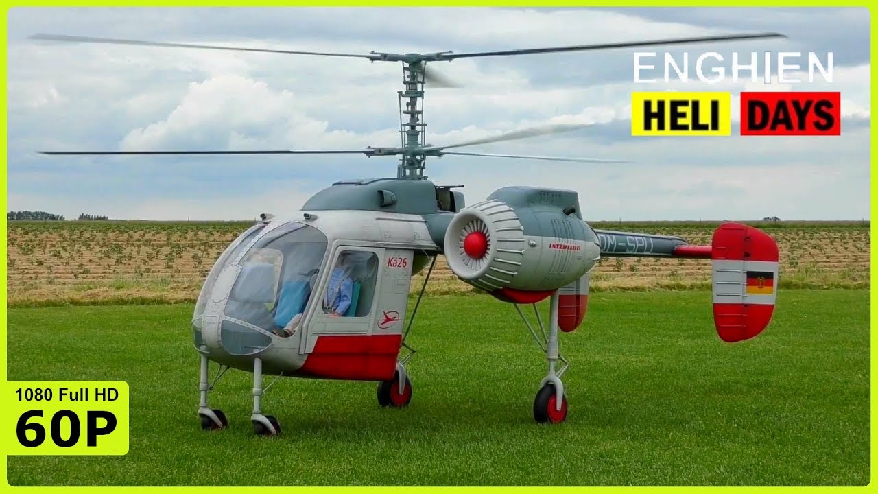 AMAZING DETAILED ELECTRICAL RC KAMOV KA-26 RUSSIAN TRANSPORT HELICOPTER ...