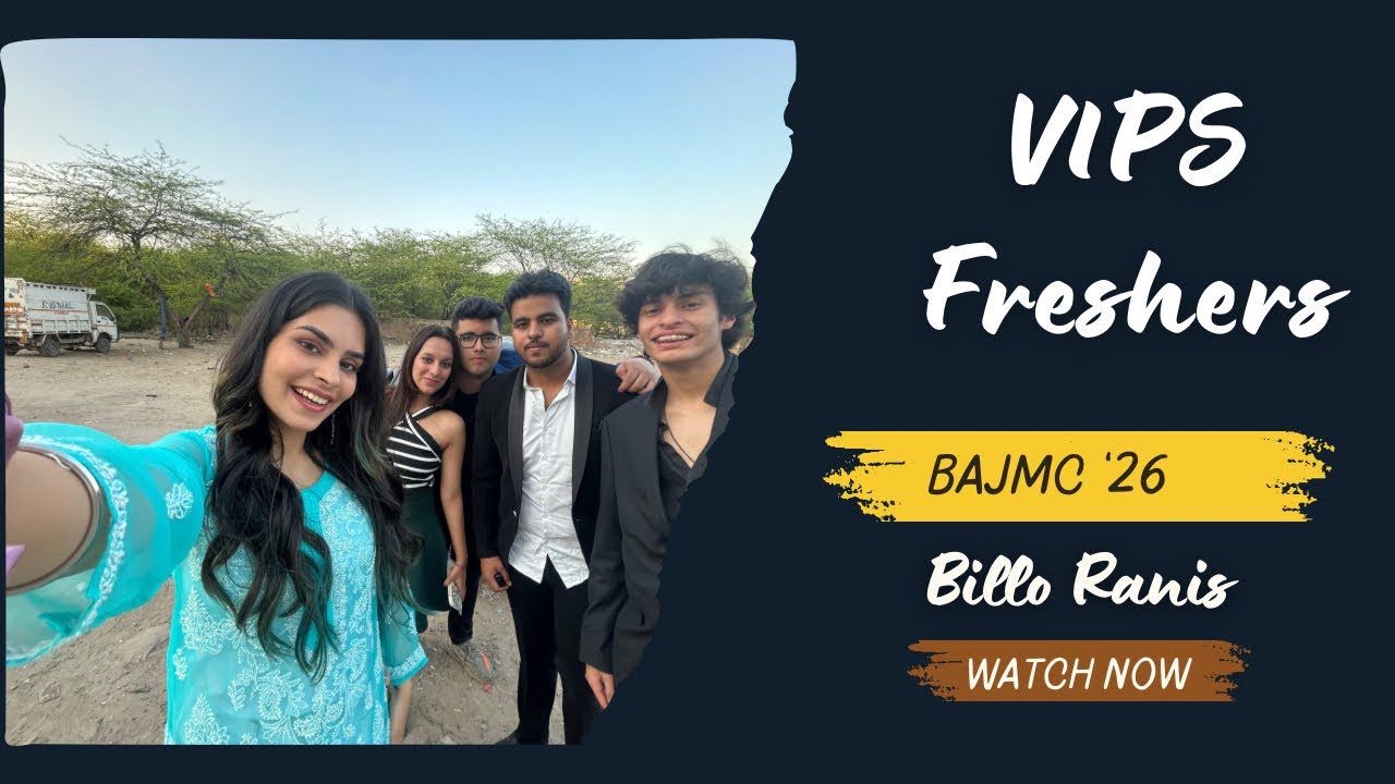 VIPS BJMC Freshers - YouTube