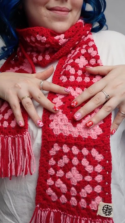 Valentine’s Day scarf ️🩷 - YouTube