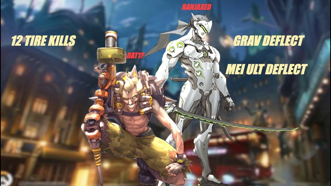 GENJI + JUNKRAT INSANE KINGS ROW GAME - YouTube