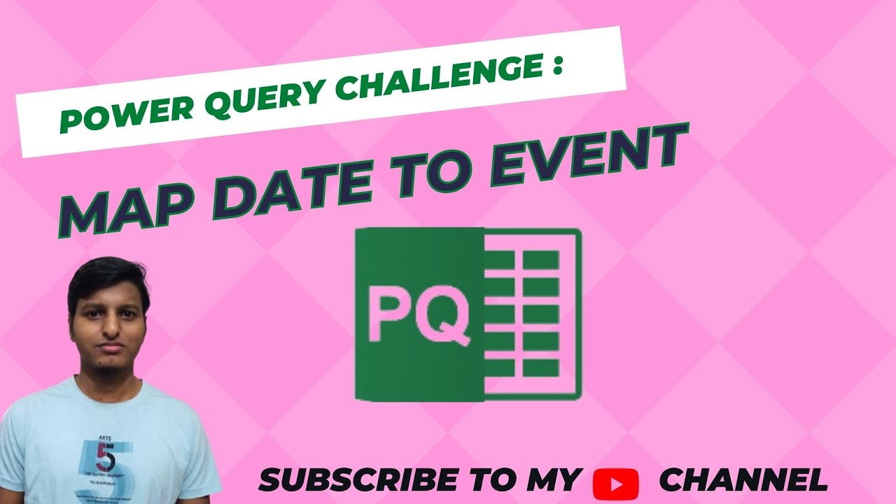 Map Date Power Query Challenge : Map Date To Event - YouTube