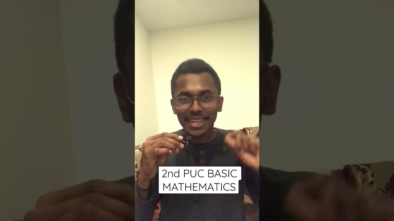 2nd PUC Basic Mathematics Important Tips Tricks YouTube 2nd PUC Basic Mathematics Important Tips Tricks YouTube