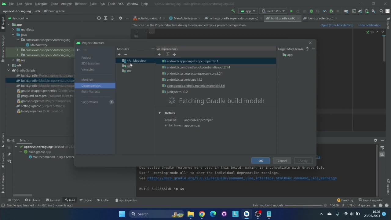 instal OpenCV di android studio!! - YouTube