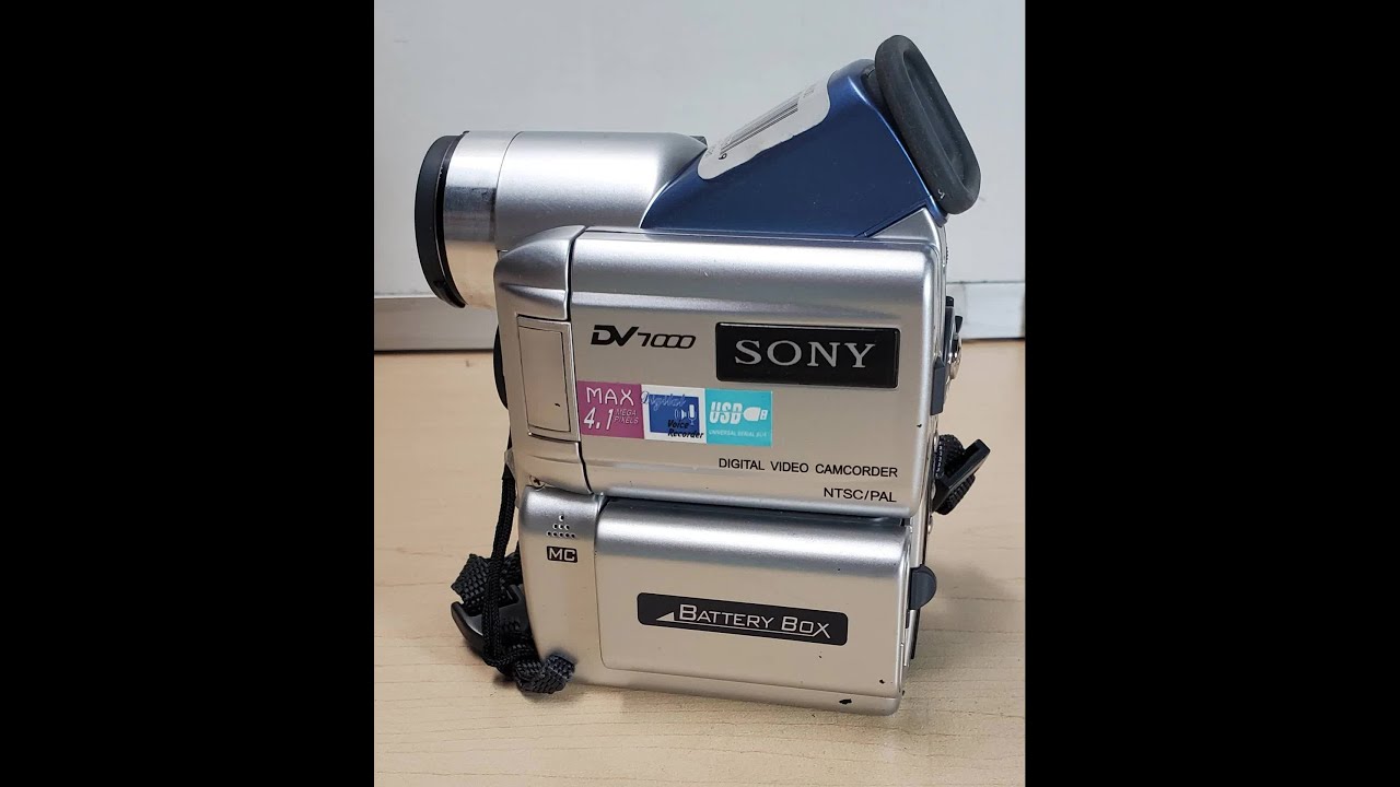 SONY DV7000 4 1 MEGAPIXEL MAX DIGITAL VIDEO CAMCORDER - YouTube
