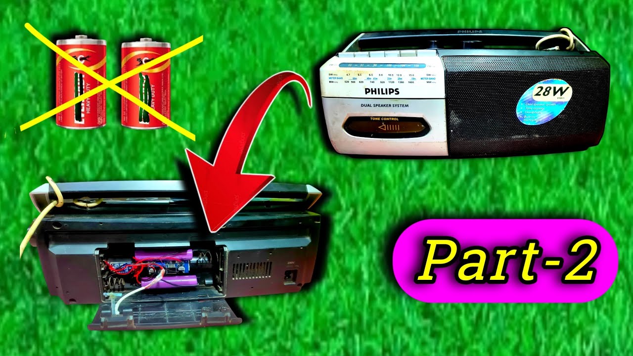 2 in 1 Radio modify ( part 2 ) | how to repair philips radio - YouTube