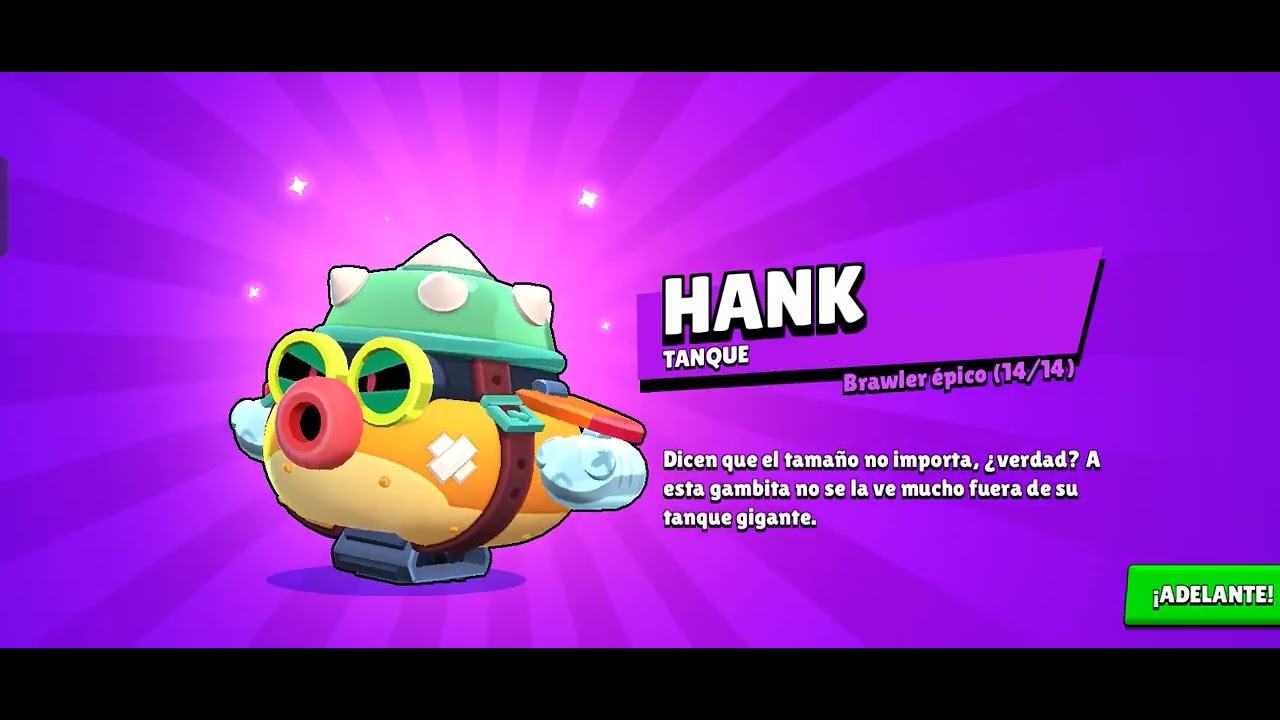 desbloqueo y maxeo al nuevo brawler Hank / brawl stars / super bestia ...
