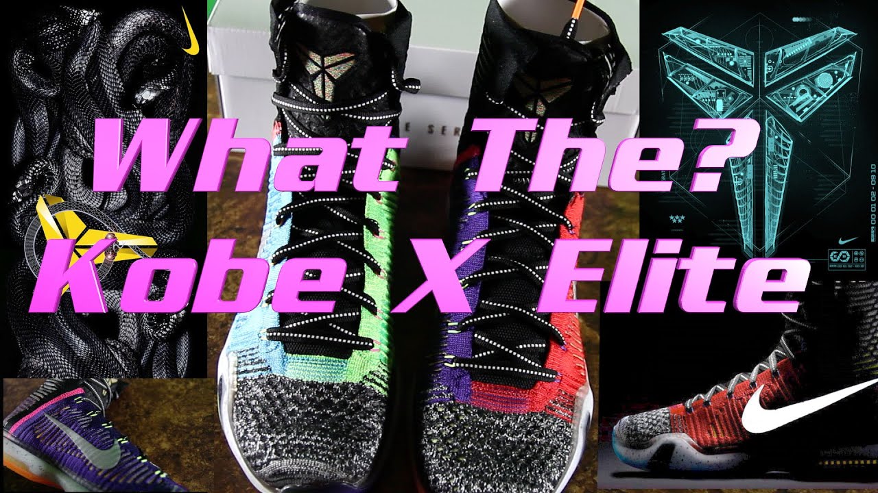 Unboxing and Review of Nike 'What The' Kobe X Elite WTK - YouTube