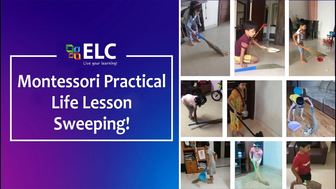 Montessori Practical Life Lesson: Sweeping - YouTube