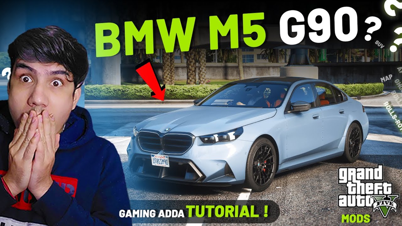 How to Install the BMW M5 G90 Car Mod in GTA V! 2024🔧🎮 | Drive the ...