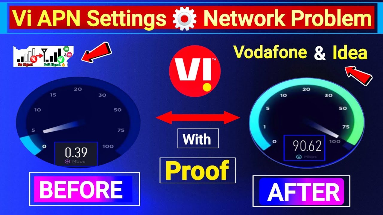🔴 90 Mb/s Speed | Vi Apn Settings 4g 2021 | Vi Network Problam ⚙️ Vi ...
