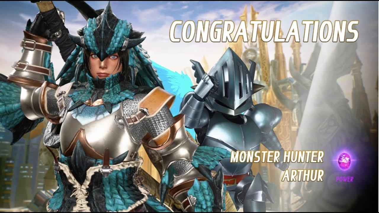 Monster Hunter and Arthur - Arcade Mode - MARVEL VS. CAPCOM: INFINITE ...