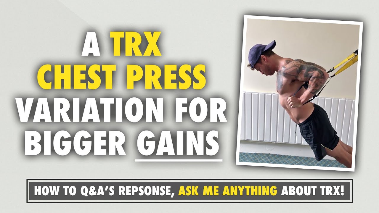 TRX Chest Exercises - More gains with this TRX PRESS variation - YouTube
