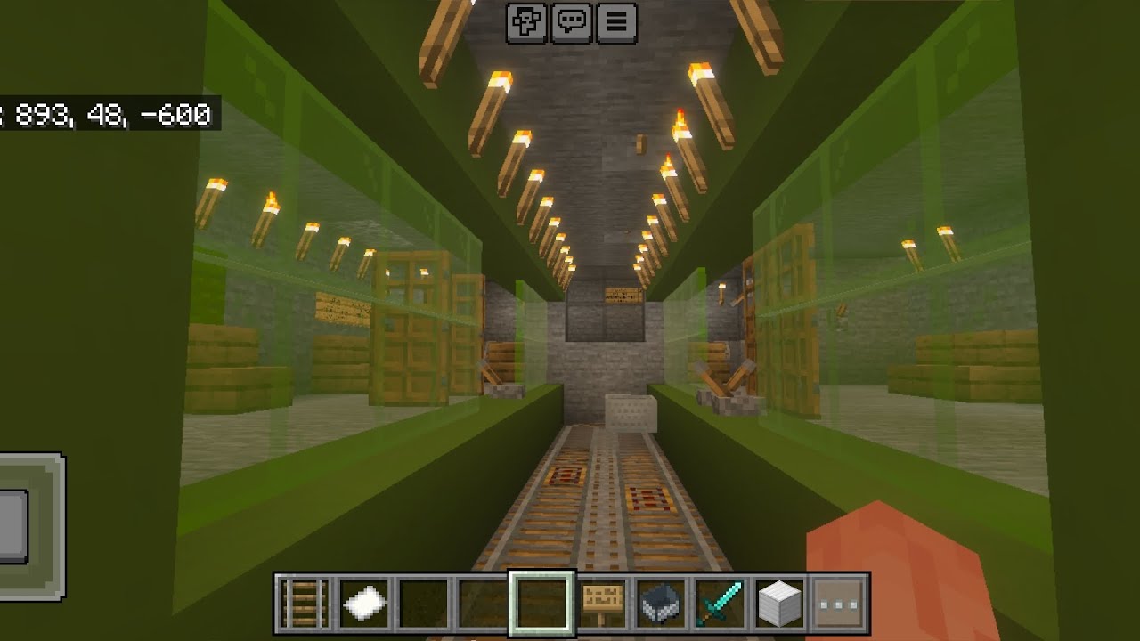 A tour of my Minecraft Underground rail network part 1 - YouTube