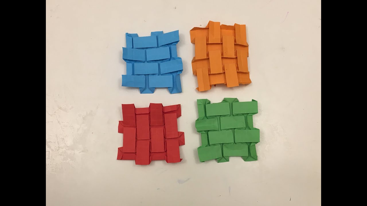 Origami Exploding Brick Wall (Jeremy Shafer) - YouTube