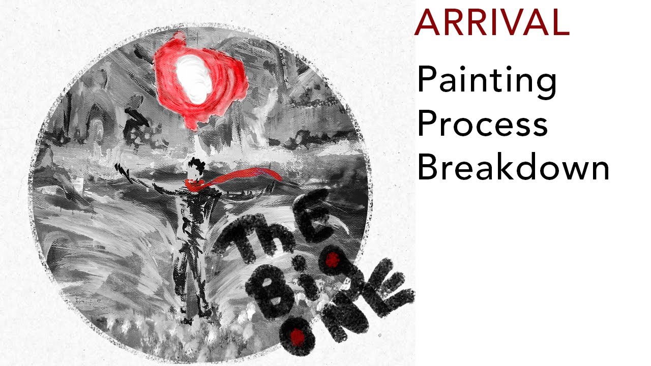 Ronald Conn III Large painting process breakdown video: "Arrival" How ...