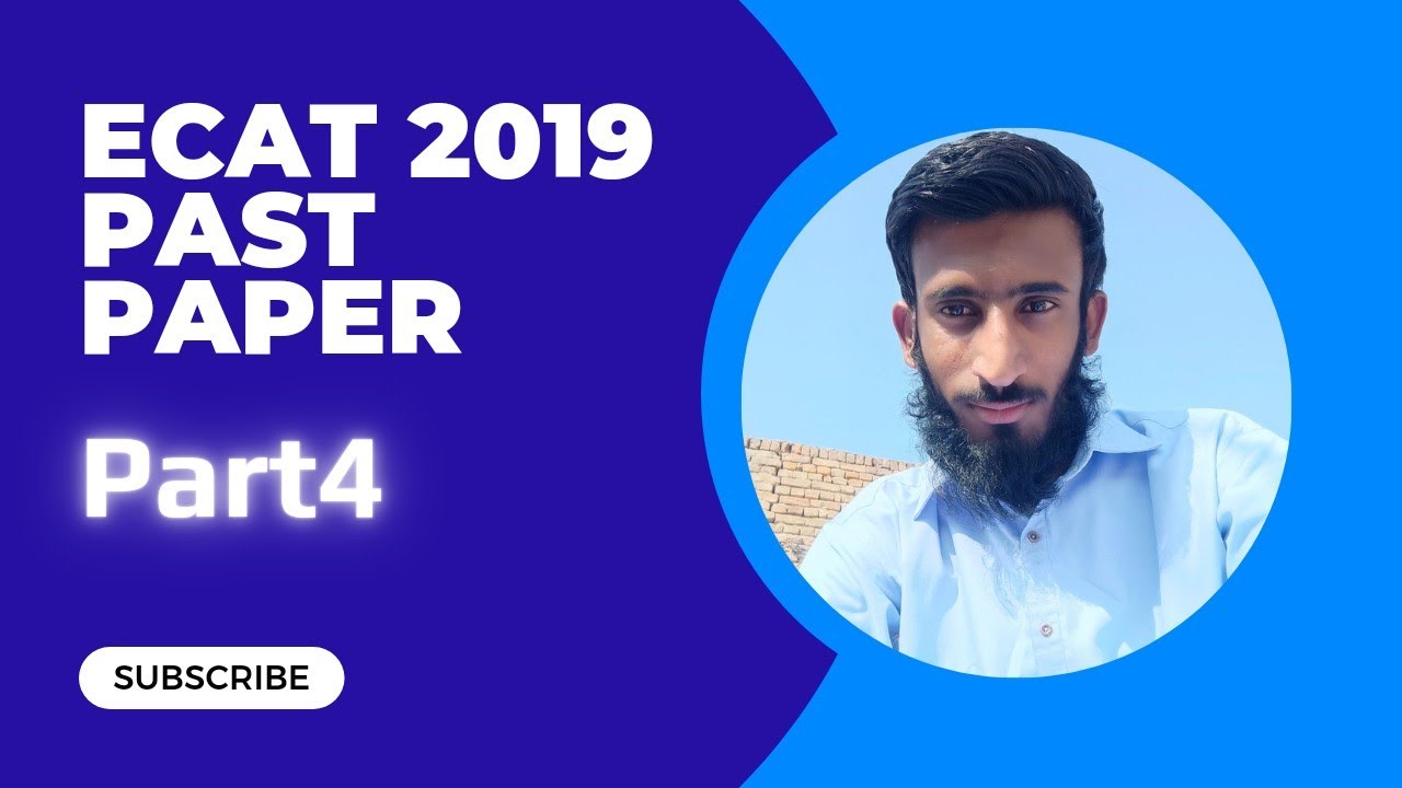 Ecat past papers part 4||Ecat 2023llUet ecat 2023|| Uet Peshawar Etea ...
