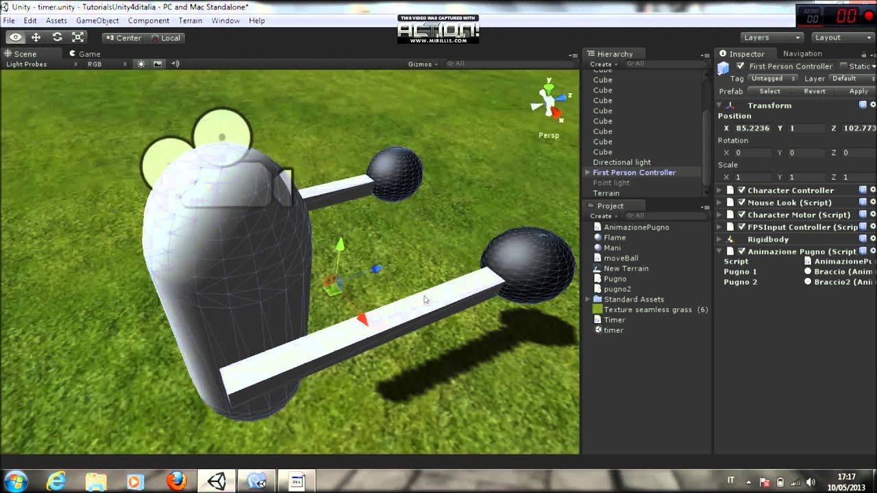 [Unity] Creare Animazione che Collide con oggetto Unity4DItalia - YouTube