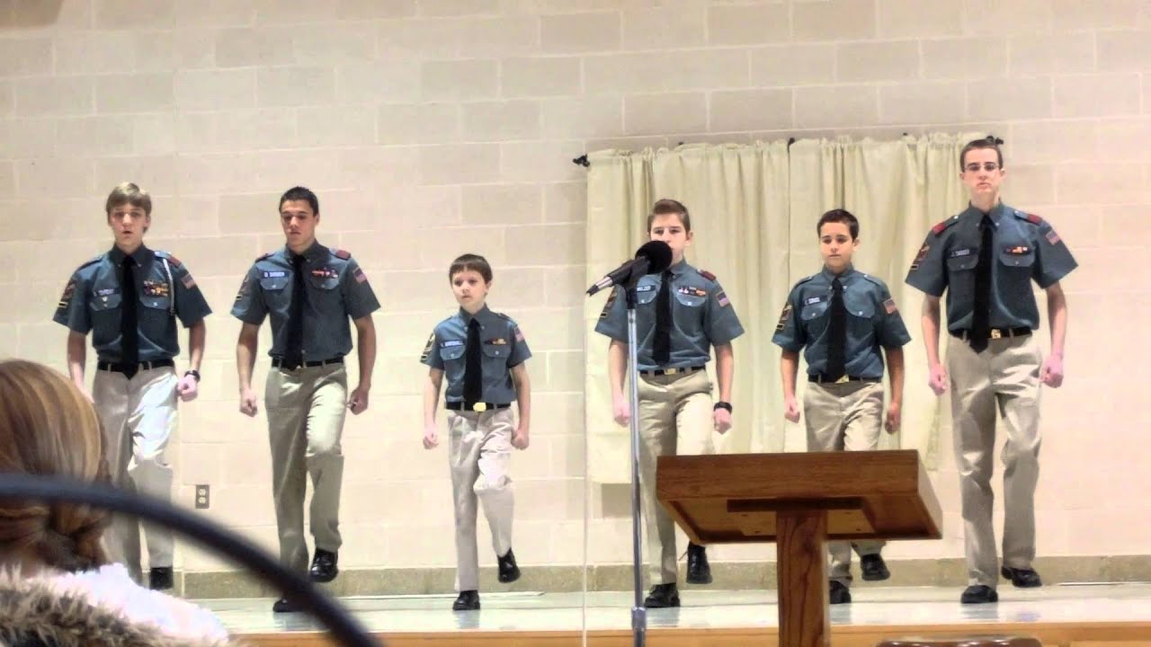 Alert Cadet annual winter banquet drill team - YouTube