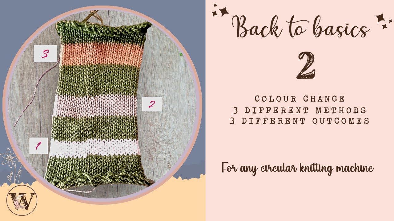 back to basics series 2 - Sentro/Addi Colour changes, 3three methods ...