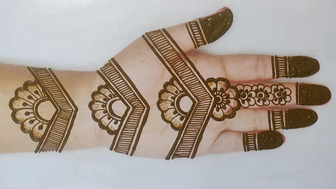 Navaratri Special Simple Full Hand Mehndi Designs - New Easy Mehandi ...