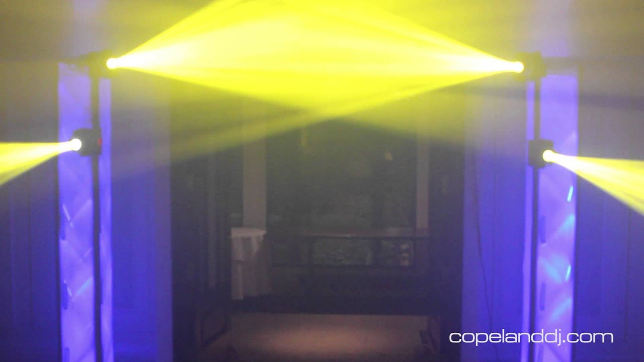 Ancaster Mill Millview Room Lighting 2 minute demo video copeland dj ...