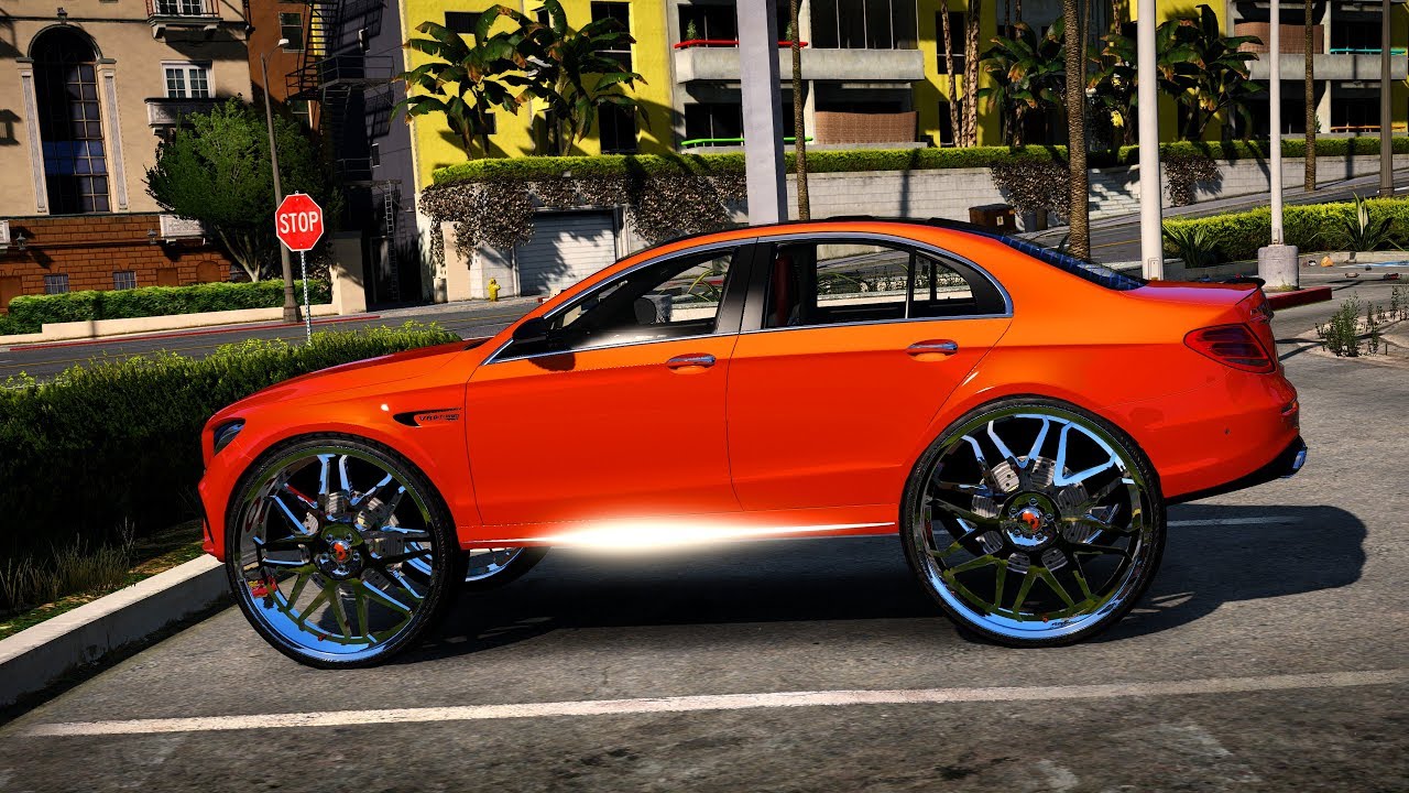 Mercedes Benz on 34 inch Forgiato's - GTA V Donk Mods - YouTube