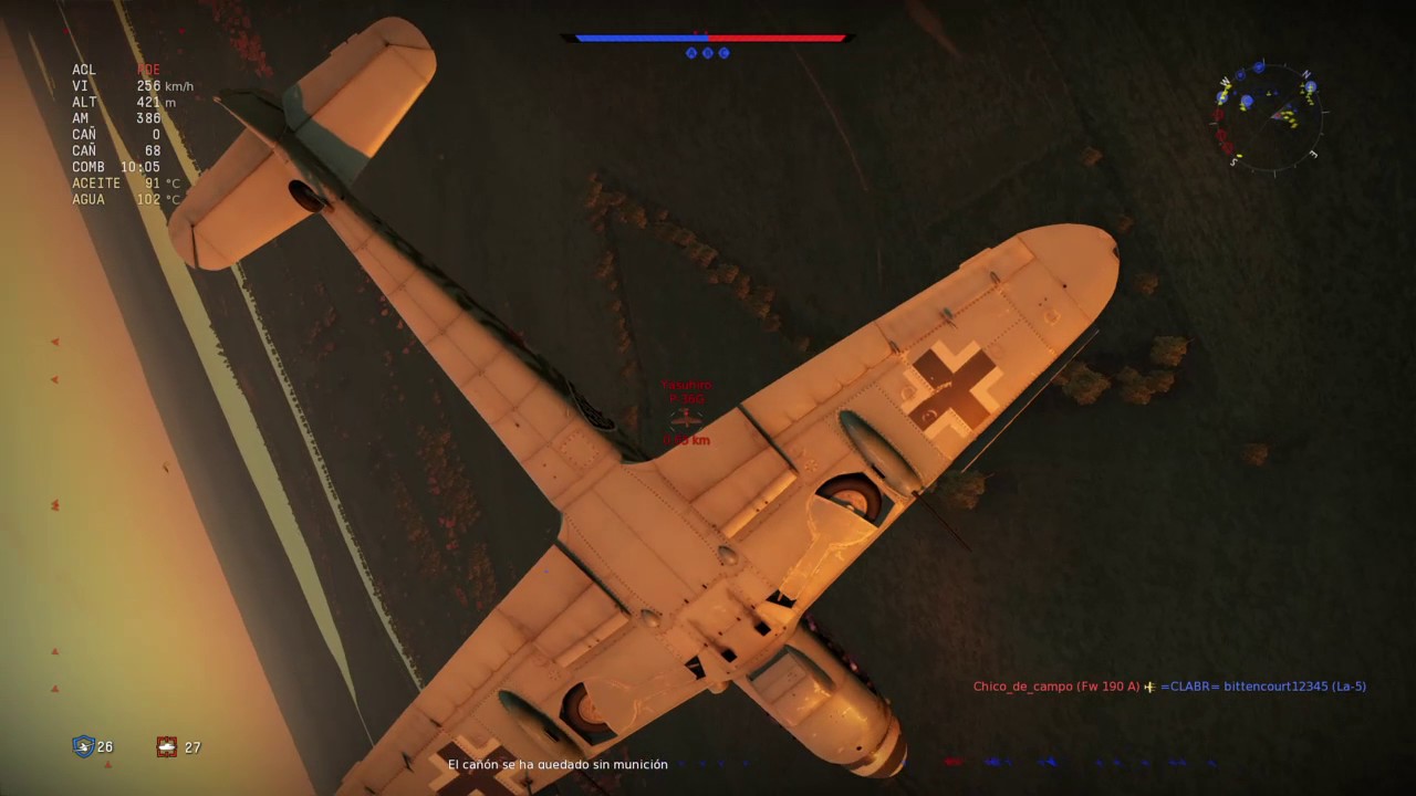 War Thunder Italian Bf 109 G14 fast triple kill - YouTube