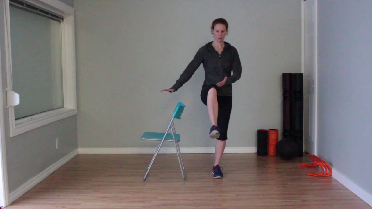 Single Leg Balance Holds - Older Adult Balance Exercise - YouTube