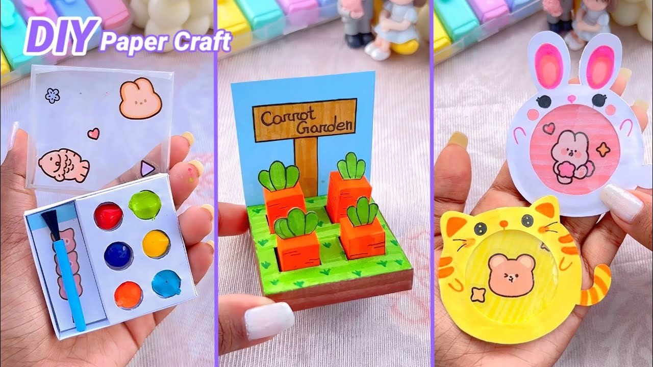 DIY Miniature Crafts Idea / DIY mini painting kit / Easy Craft Ideas ...