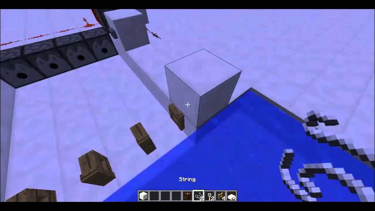 Redstone tutorials Ep 10: Semi-automatic boat dock with indicator - YouTube