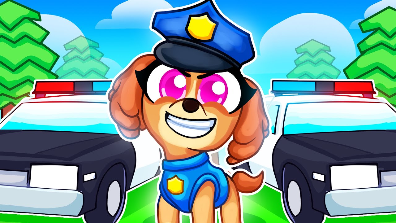 Skye Becomes a POLICE OFFICER in Roblox! - YouTube