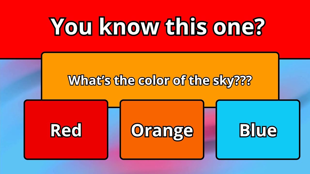 General Knowledge Quiz for 5th Graders! Are You Smarter Than a 5th ...