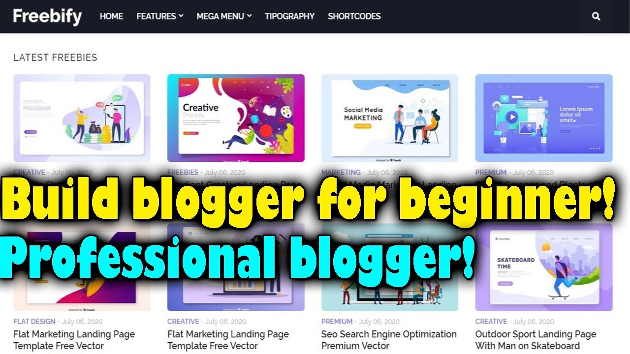 How to build a professional blogger website for beginner ! How to build ...