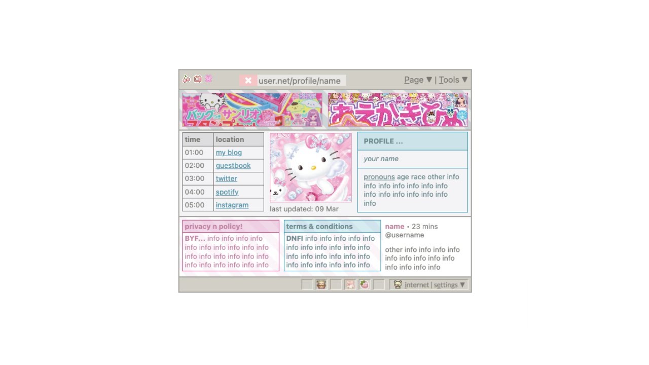 cute aesthetic carrd tutorial - cr j_hyunj - YouTube