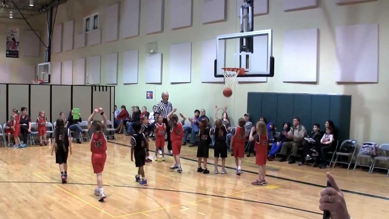 1st and 2nd grade girls Upward Basketball 2013 - YouTube