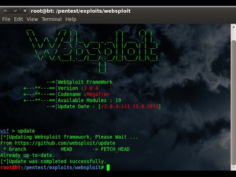 Websploit Kullanımı - YouTube