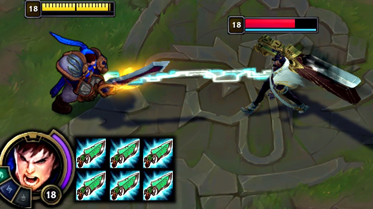 HEXTECH GUNBLADE GAREN - SPIN TO HEAL - YouTube