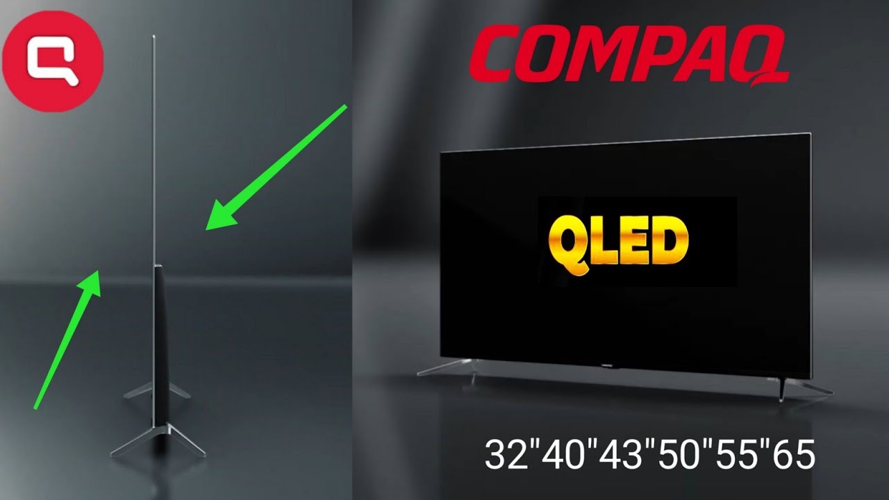 Compaq QLED TV India Detail | Compaq Smart Led TV India - YouTube