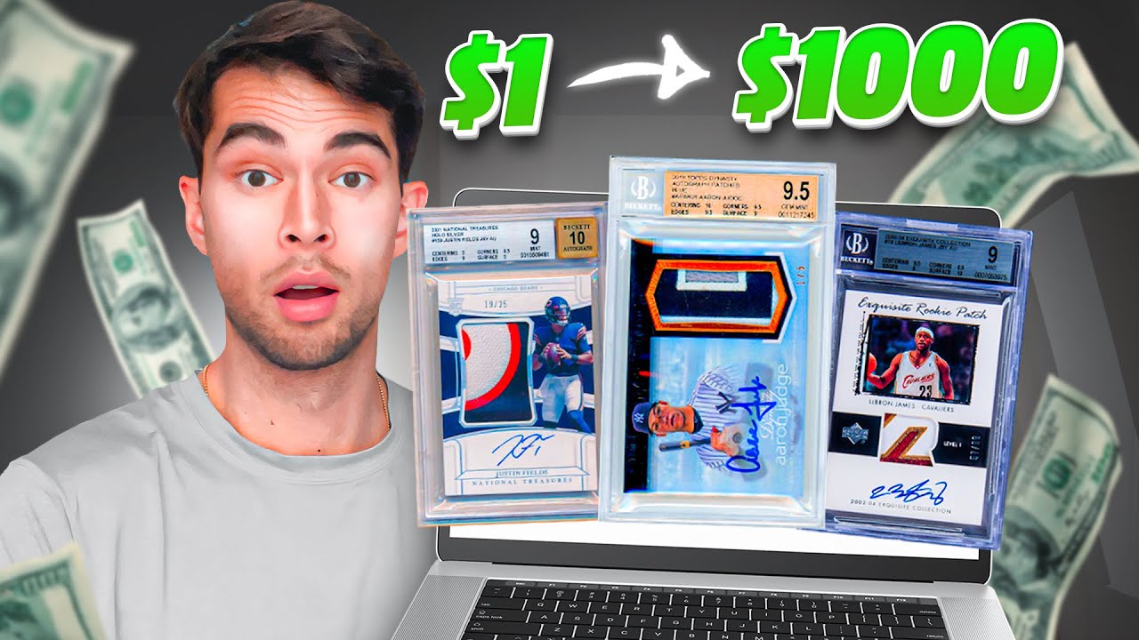 How To Make Money Selling Sports Cards ($100 or Less) - YouTube