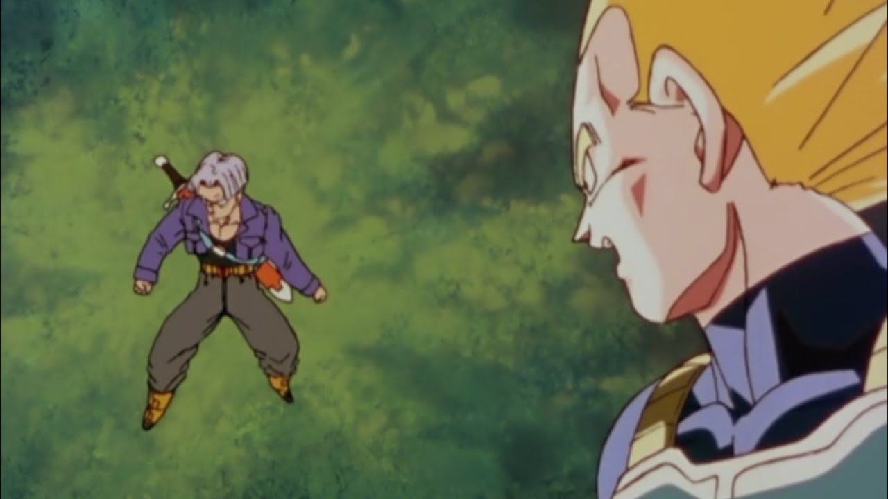 VEGETA FINDS OUT TRUNKS IS HIS SON FROM THE FUTURE | HD - YouTube