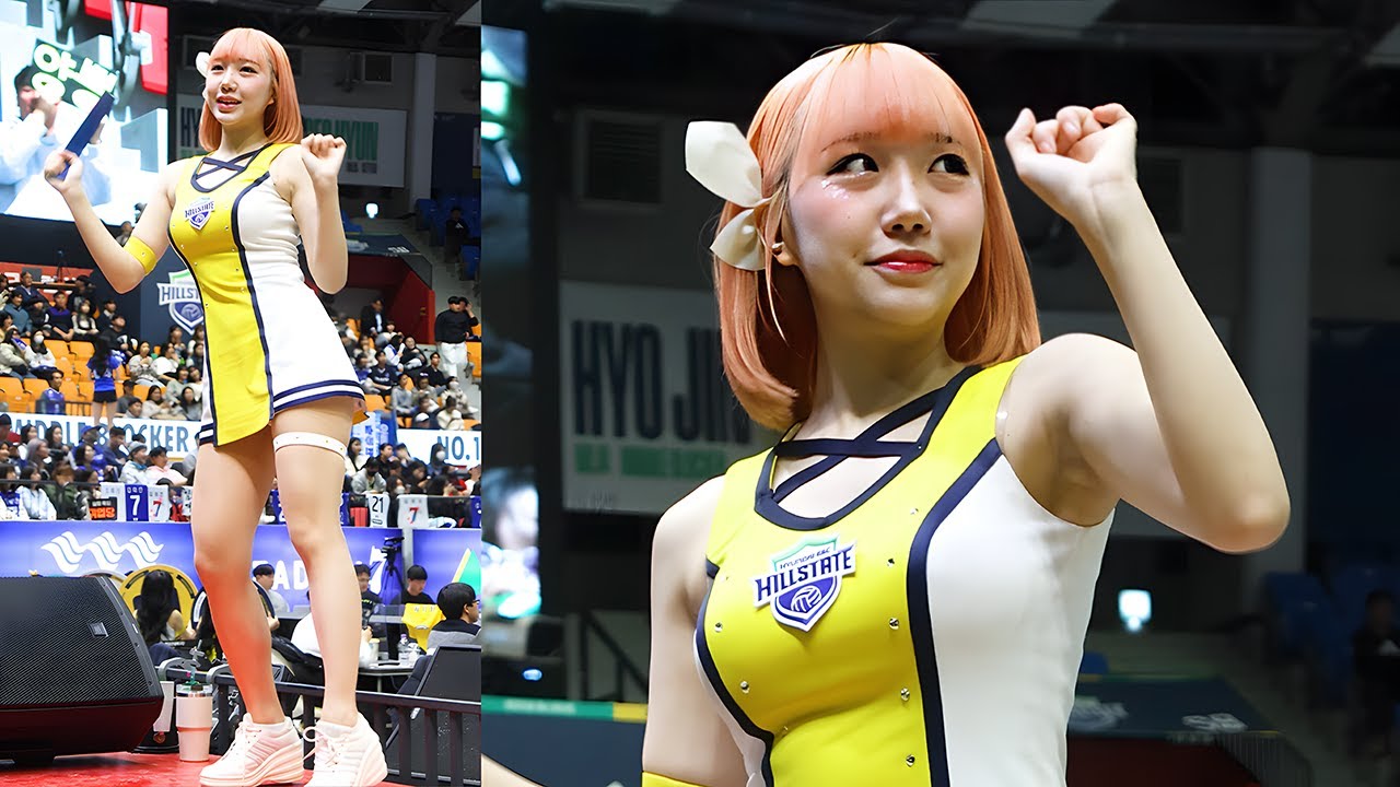 [4k] Sexy 치어 박성은의 진가가 확연히 드러나는 환상적 율동 | PARK Sung-Eun CheerLeader - YouTube