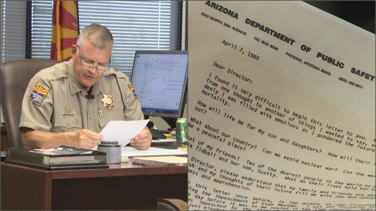 Arizona DPS director finds letter of advice from his late father in ...