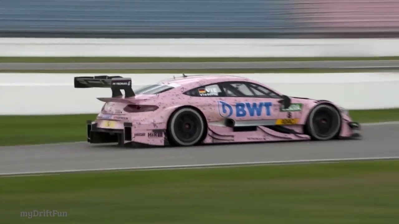 2016 Mercedes AMG DTM Cars On Race Track - YouTube