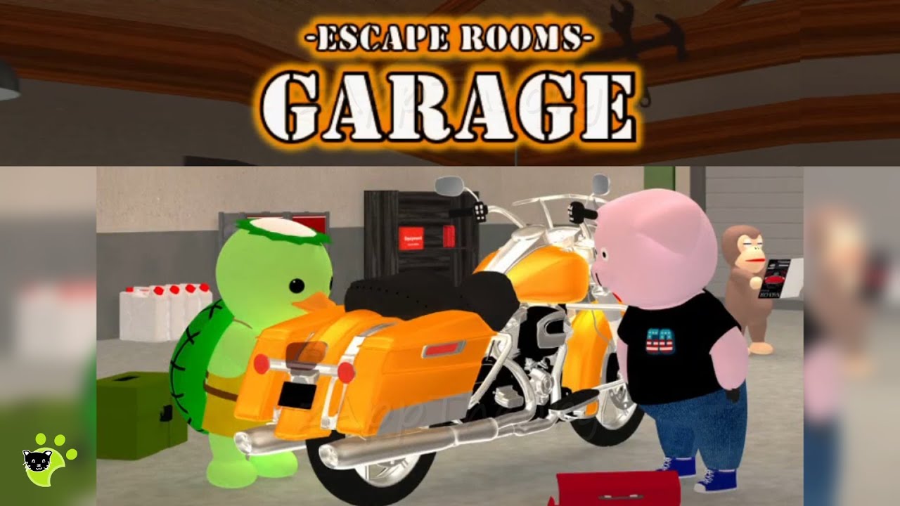 Garage Escape Rooms 脱出ゲーム 攻略 Full Walkthrough (Nakayubi) - YouTube