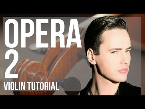 How to play Opera 2 by Vitas on Violin (Tutorial) - YouTube