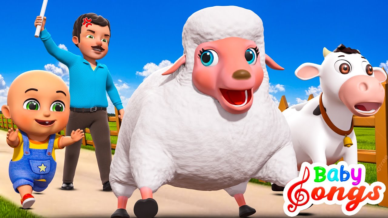 Old Macdonald Had a Farm Songs | Cow And Baa Baa Blacksheep | Nursery ...