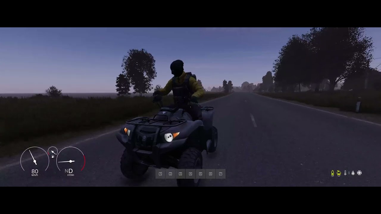 Dayz Animations test 2 - QuadBike (Driver idle, throttle, brake ...